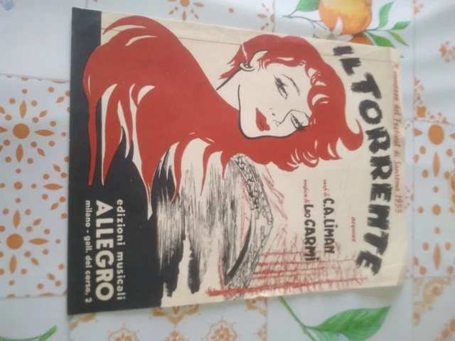 SPARTITO MUSICALE: IL Torrente -vedi Foto EUR 6,95 - PicClick IT