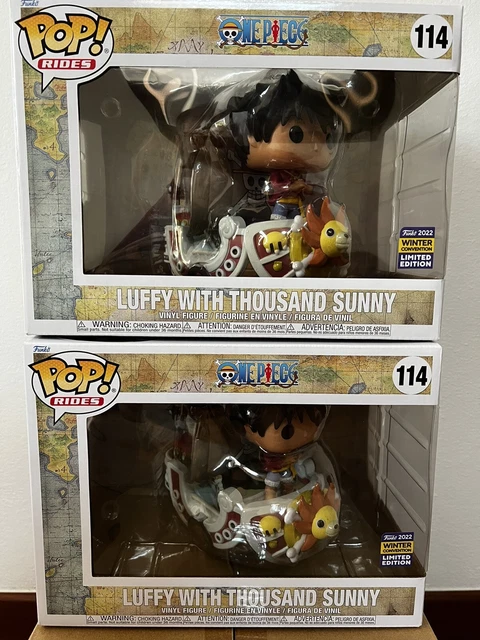 FUNKO POP LUFFY With Thousand Sunny 114 One Piece Winter Con Limited ...