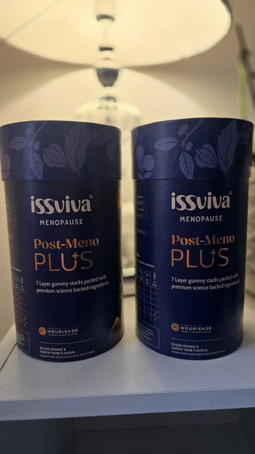ISSVIVA POST MENO Supplement Plus . New Unopened. 120 Gummys £31.90 ...
