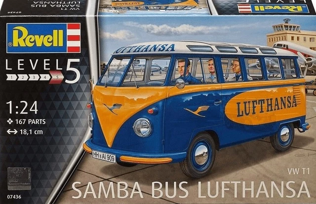 VW T1 SAMBA Bus Lufthansa von Revell Neuware in Originalverpackung EUR ...