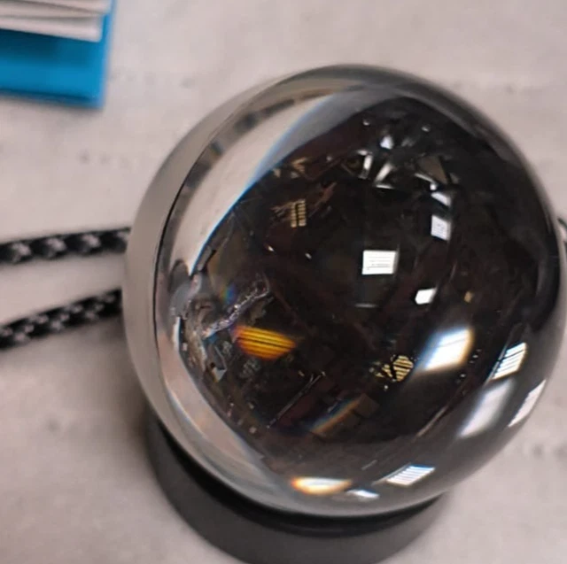MEMORY SPHERE CRYSTAL Ball Orb 3D Video Player Supports WiFi Uploadable ...