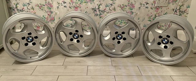 GENUINE BMW E31 17” Style 21M “Throwing Star” 8J & 9J Staggered Alloy ...