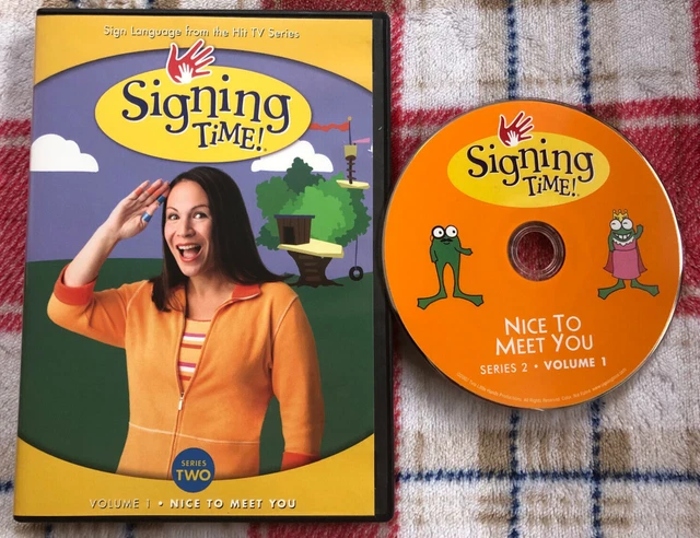 SIGNING TIME {SERIES 2, Vol. 1} NICE TO MEET YOU [2007] | DVD, No ...