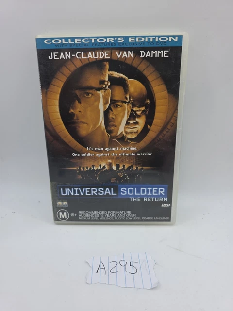 UNIVERSAL SOLDIER: THE Return - Jean-Claude Van Damme - DVD - Region 4 ...