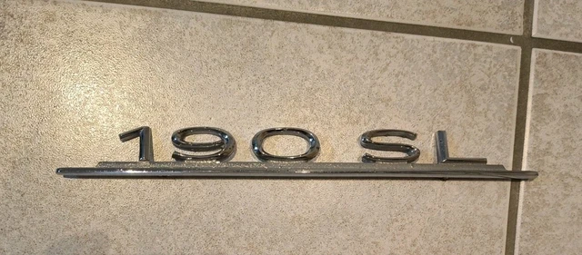 TYPENSCHILD , ZEICHEN , Schriftzug Mercedes Benz 190SL EUR 40,00 ...