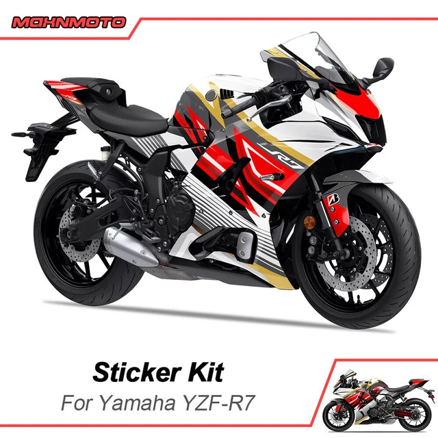 FOR 2022 2023 Yamaha YZF R7 Full Body Fairing Decal Sticker Graphics ...