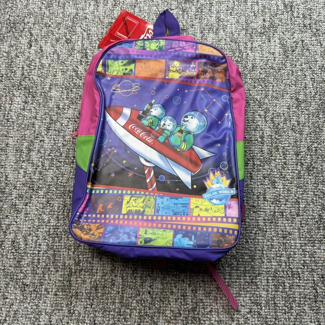 VINTAGE - COCA-COLA - Coke Kids Backpack - Polar World Rocket - 1997 ...