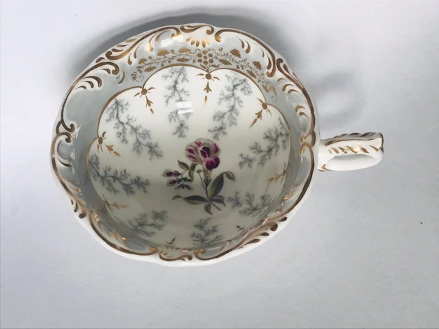 VICTORIAN C 19TH C Hand Painted Floral Tea Cup Only Rococo Regency £31. ...