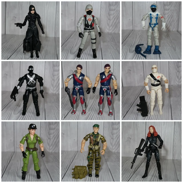 GI JOE VINTAGE 3.75" Cobra Action Force Figures Weapons & Accessories ...