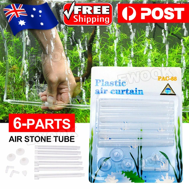AQUARIUM FISH TANK Pump Air Stone Bubble Bar Strip Curtain Diffuser ...