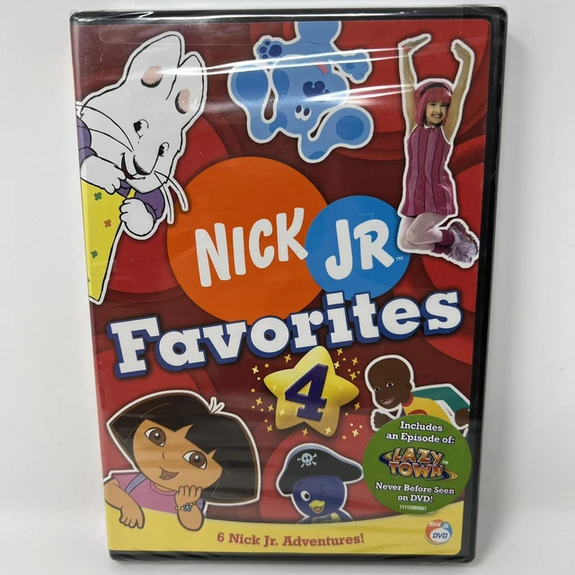 NICK JR FAVORITES Volume 4 DVD Dora Backyardigans Blues Clues LazyTown ...