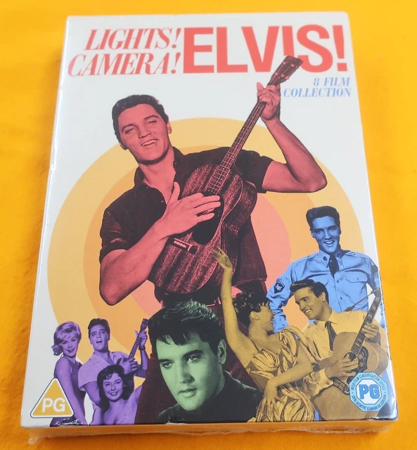 ELVIS PRESLEY - Lights! Camera! Elvis! 8 Film Collection DVD Box Set ...
