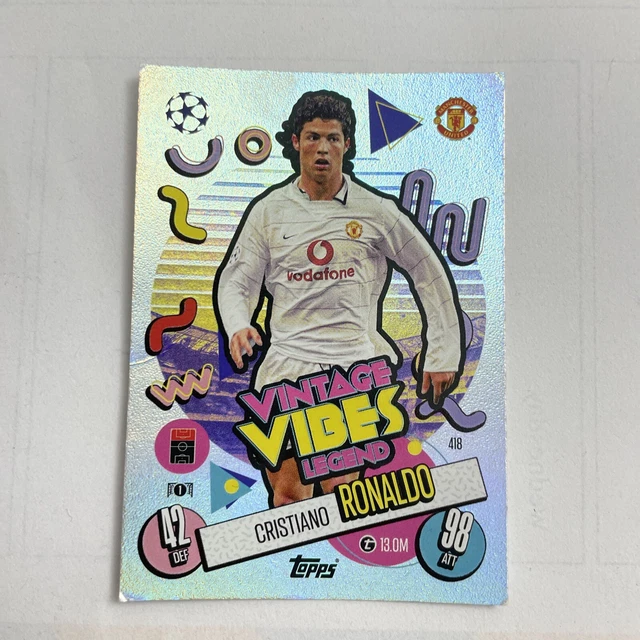 CRISTIANO RONALDO VINTAGE Vibes Legend Match Attax 2024/2025 24/25 # 418 £8.99 - PicClick UK