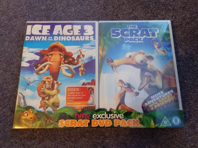 ICE AGE: DAWN of the Dinosaurs & The Scrat Pack | Double DVD Pack 2009 ...