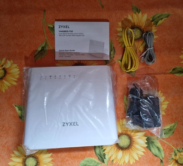 MODEM ROUTER ZYXEL TISCALI VMG8825-T50 WIFI ADSL VDSL 35b EUR 25,00 ...