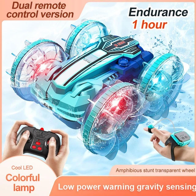 AMPHIBIOUS REMOTE CONTROL Car Boat, Gesture Car with Lights, Remote ...