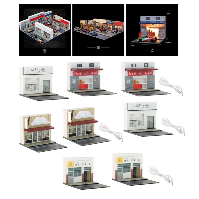 1:64 DIORAMA MODEL S Scale Scenery for Scene Props Architectural ...
