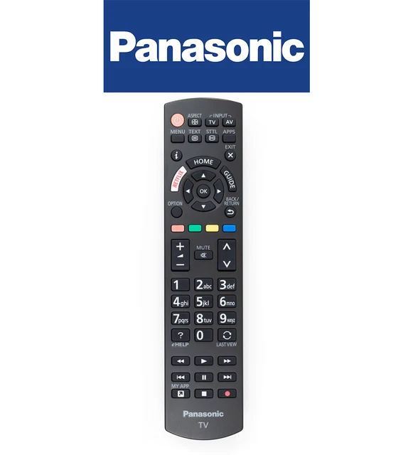 GENUINE ORIGINAL PANASONIC TV IR Remote Control N2QAYB 001111 ...
