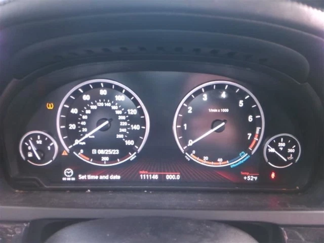 SPEEDOMETER CLUSTER TWIN Turbo MPH Thru 08/31/10 Fits 09-11 BMW 750i ...