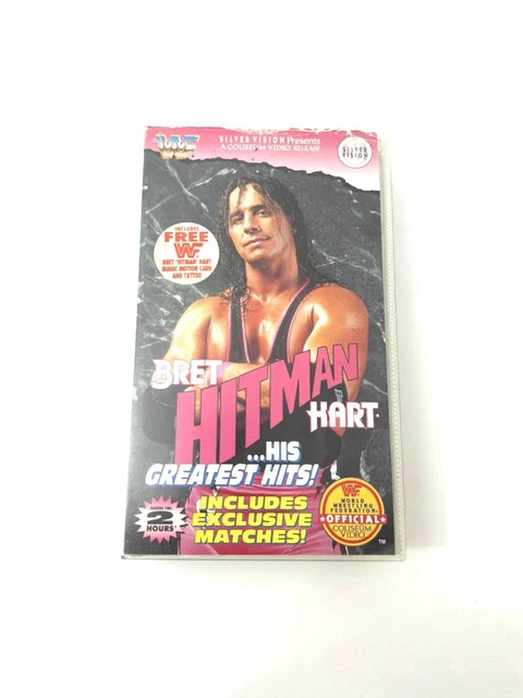 WWE BRET HART His Greatest Hits Vhs Wrestling Video Vintage Wwf £9.03 ...