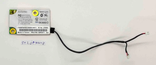 LENOVO THINKPAD X40 93P3471 - IBM ThinkPad 56k Modem Replacement ...