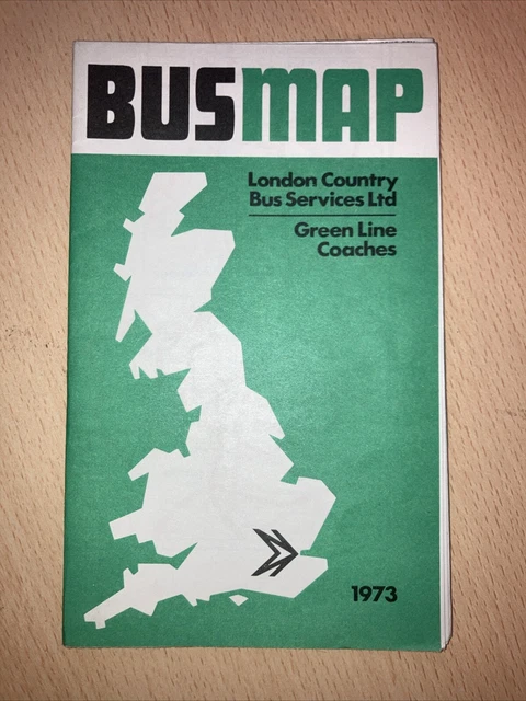 GREEN. LINE. (. London. Bus. Map. 1973. ) £1.50 - PicClick UK