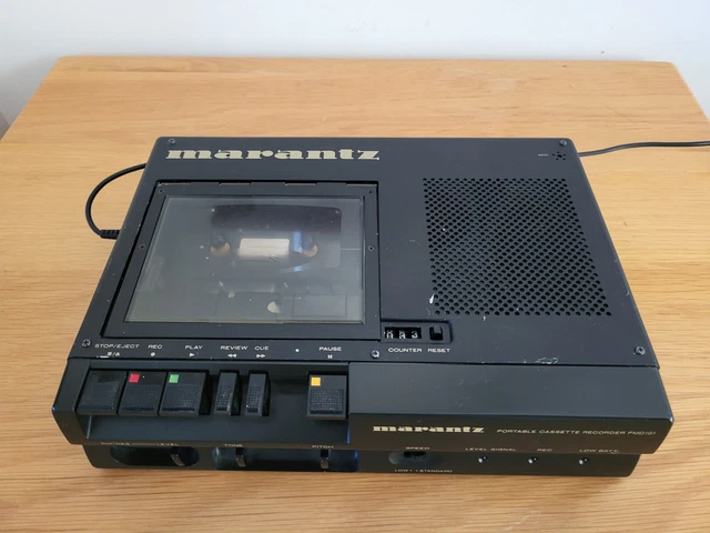 MARANTZ PORTABLE CASSETTE Recorder PMD101 - WORKS, BUT ONLY JUST ...