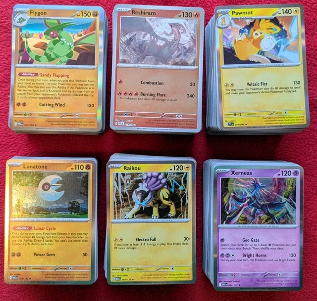 POKÉMON CARDS MEGA Evolution & Phantasmal Flames Approx 700 Common ...