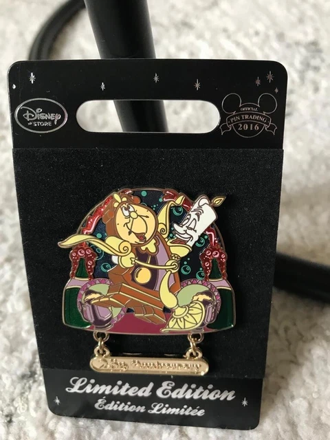 PIN COGSWORTH LUMIERE Big Ben Beauty Beast Belle Bête Shop Disney Store ...