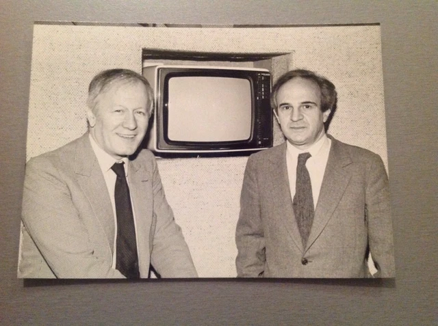 FRANÇOIS TRUFFAUT ET JACQUES CHANCEL - PHOTO DE PRESSE ORIGINALE ...