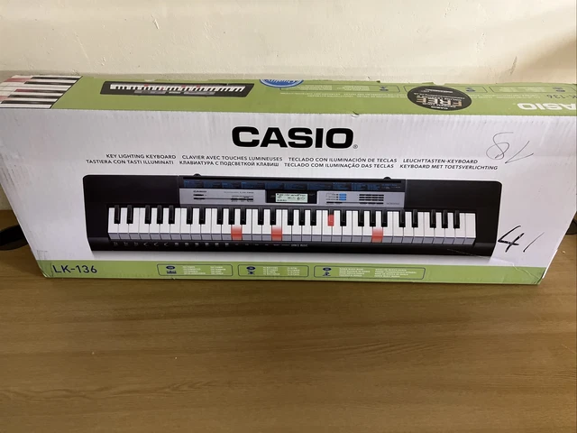 CASIO LK 136 Portable Keylighting Keyboard in Black - 3949-1-F £99.99 ...