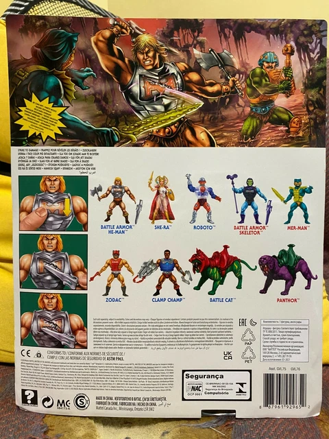BATTLE ARMOR HE-MAN Masters Of The Universe Origins Motu Masters Del ...