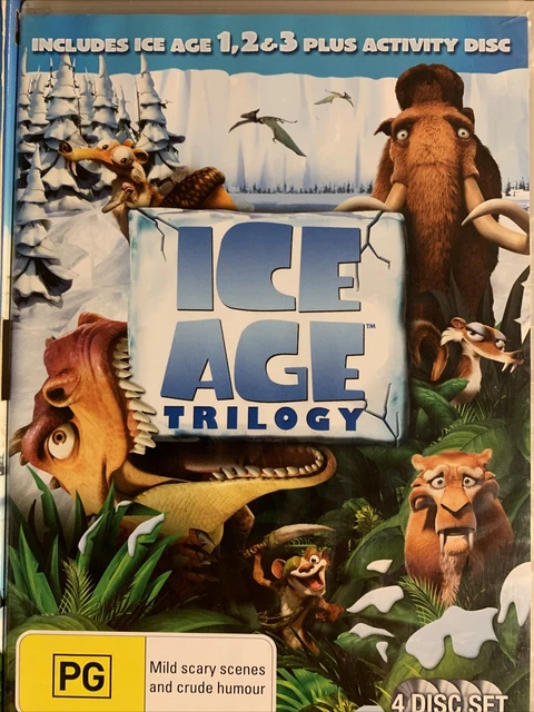 DVD: ICE AGE Trilogy - Includes Ice Age 01, 02 & 03 Plus Activity Disc ...