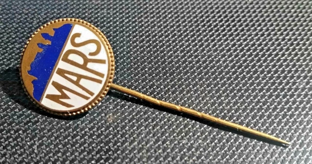 MARS LAPEL PIN Logo Enamelled With Castle 1920s Vintage + Original ...
