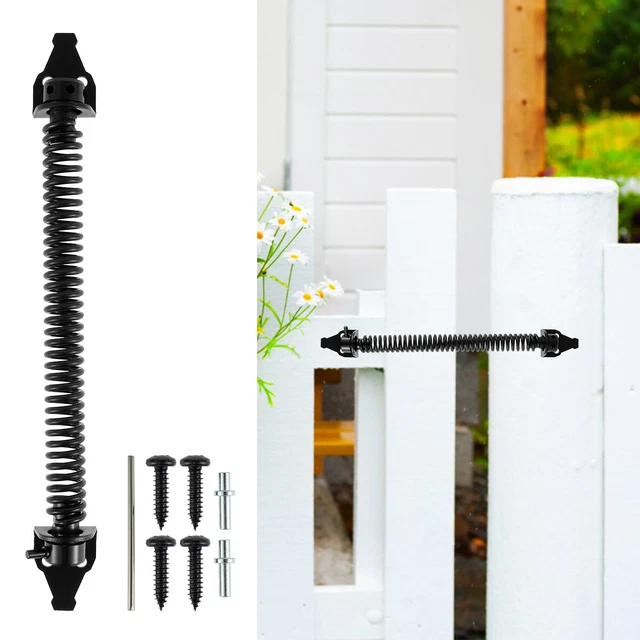 GATE SPRING CLOSER 8inch Universal Gate Self Closing Spring Metal Fence ...