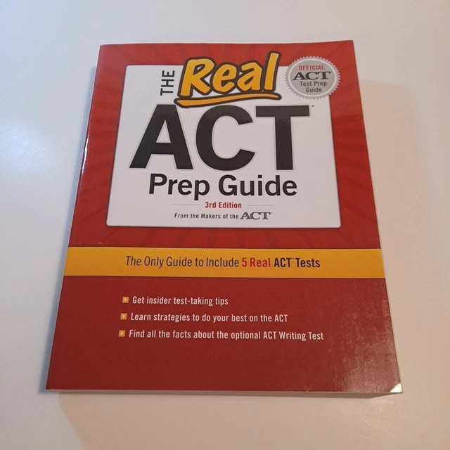 THE REAL ACT Prep Guide The Only Guide to Include 5 Real Act Tests ...