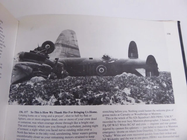 WW2 AVRO LANCASTER BOMBER BOOK INTERNAL DETAILS & LOTS o CRASHED LANCS ...