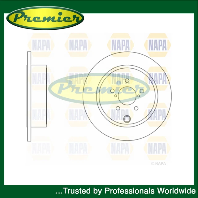 DISQUE DE FREIN arrière Premier pour Subaru Forester Impreza Outback ...