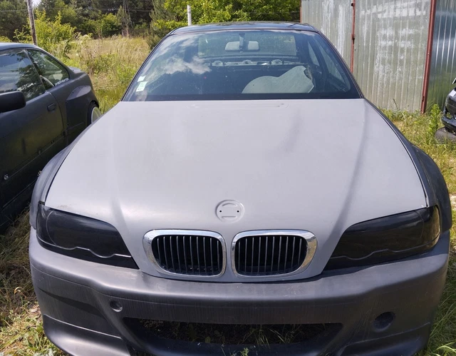 BMW 3 E46 pre lift Coupe Bonnet M3 style Dark Design drift race £280.00 ...