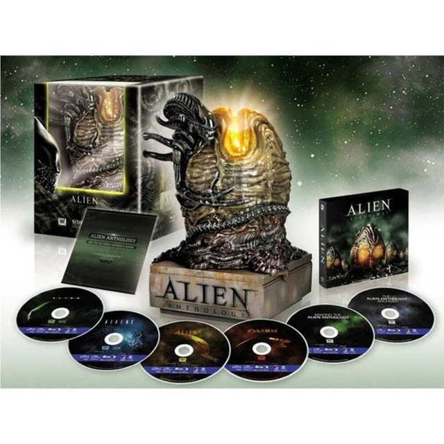 ALIEN ANTHOLOGY BLU-RAY Collector's Box Set with Alien Egg Figure Rare ...