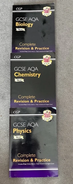 GCSE AQA TRIPLE science: complete Revision&Practice by CGP Books £11.11 ...