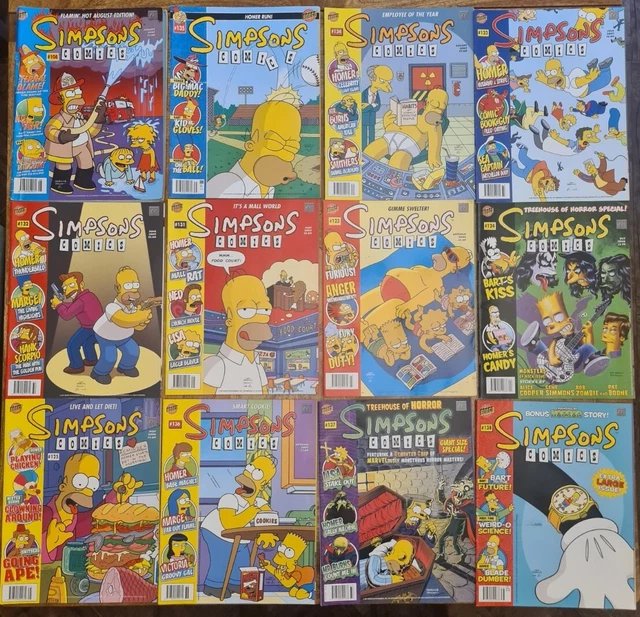SIMPSONS COMICS BUNDLE of 40 - Bongo - UK - Lot £70.00 - PicClick UK