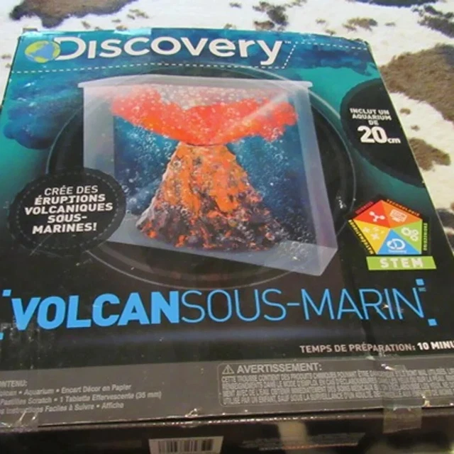 DISCOVERY UNDERWATER VOLCANO STEM Project Kit Lava Eruption New in Box ...