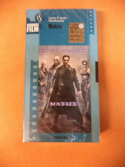 VHS FILM MATRIX Keanu Reeves Laurence Fishburne SIGILLATA CORRIERE (F80 ...