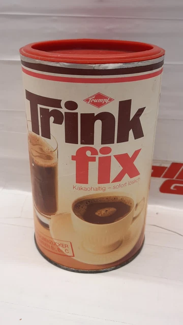 DDR TRINK FIX Trinkfix Dose Leer Verpackung Rar Ostalgie Kakao Getränk ...