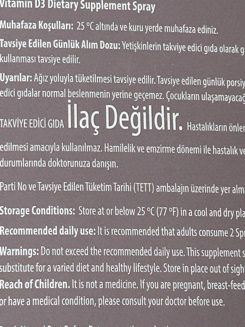 NUTRIPLUS VITAMIN D3 Spray, a lemon-flavored food supplement. £9.47 ...