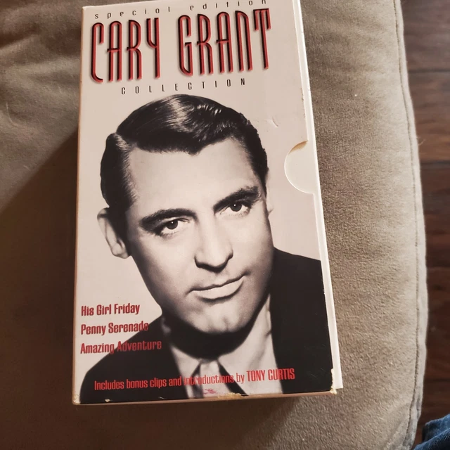 CARY GRANT 3 Movie Collection On Vhs His Girl Friday Free Ship U.s £12. ...