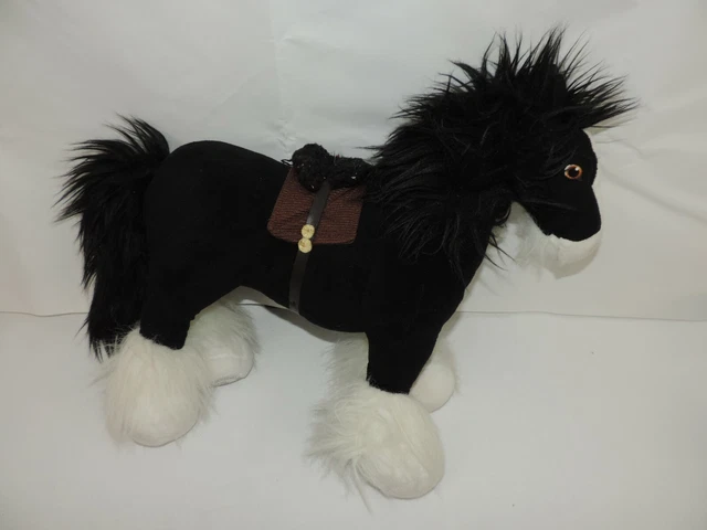 DISNEY STORE PIXAR BRAVE "ANGUS" Merida's Black Horse Stuffed Toy Plush ...