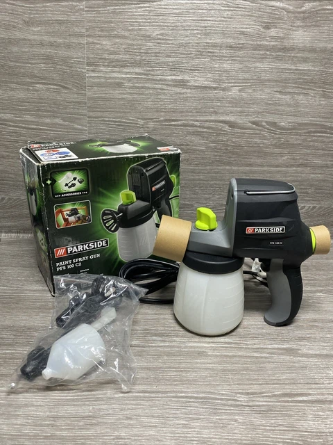 PARKSIDE ELECTRIC PAINT Sprayer Spray Gun 100W - PFS 100 C2 Brand New ...