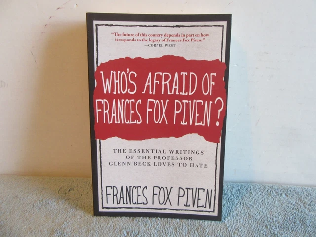 QUI A PEUR de FRANCES FOX PIVEN livre signé écrits professeur glenn ...